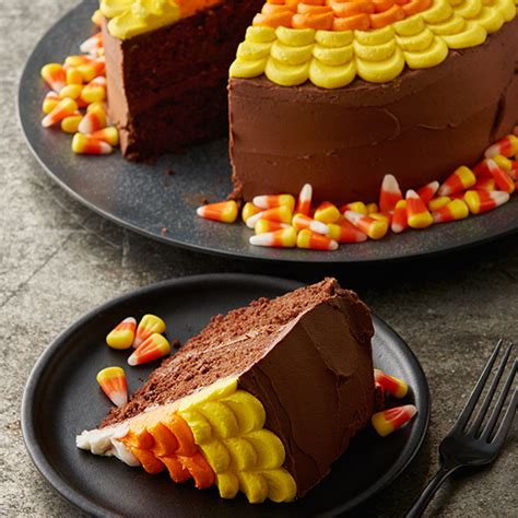 Candy Corn Devils Food Cake Irenemilitoit
