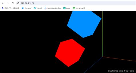 web 3d技术 three js rotation元素旋转控制 three rotation csdn博客