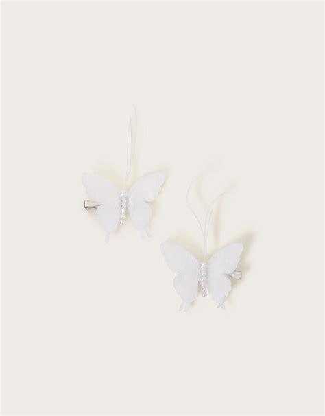 2 Pack Butterfly Clips Accessories Monsoon Global