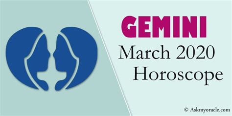 Gemini March Horoscope Gemini Monthly Horoscope
