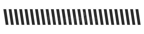 Slash Line Grid Decorative Diagonal Divider Geometric Dashed Barrier Tape Or Embroidery Stock