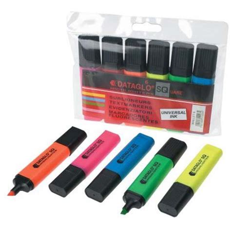 ValueX Flat Barrel Highlighter Pen Chisel Tip Mm Line Assorted Colours Pack HuntOffice