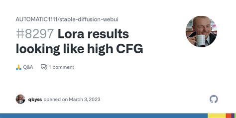 Lora Results Looking Like High Cfg Automatic Stable Diffusion Webui Discussion