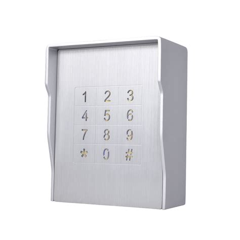 Blushed Silver Code Access Access Control With Number Keypad For Bank Or Parking Lot Access