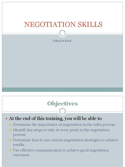 E Book Negotiation Skills Pdf Negotiation Communication