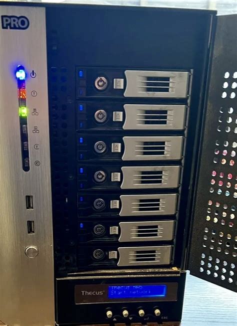 Sold Elsewhere Thecus N7700pro Nas 7x3tb Drives Included