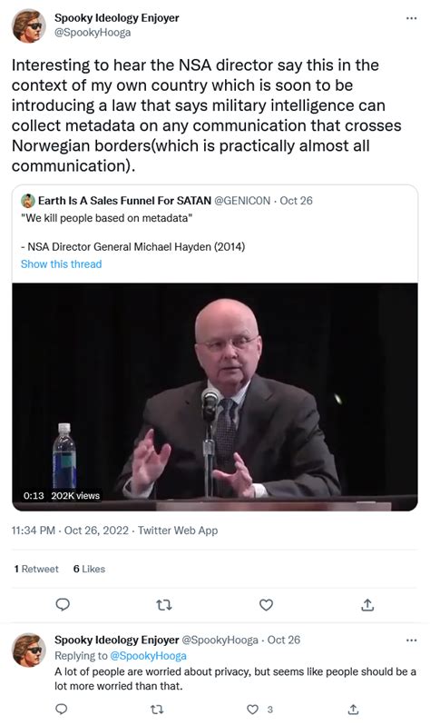 Interesting To Hear The Nsa Director Say This Know Your Meme