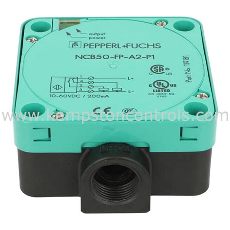 Pepperl Fuchs Ncb50 Fp A2 P1 Pepperl Fuchs Inductive Sensor 50mm
