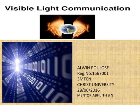 Visible Light Communication Pptx