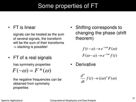 Ppt Fourier Transform Applications In Seismology Powerpoint