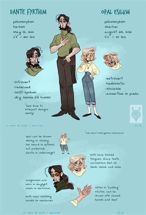 Dante Opal Nude Ref Sheet By VCR WOLFE On DeviantArt