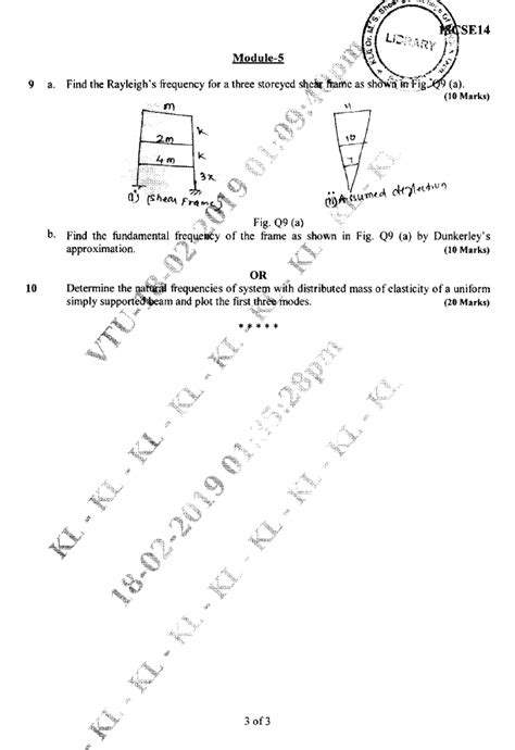 Visvesvaraya Technological University M Tech Cbcs First Semester 18cse14 Structural