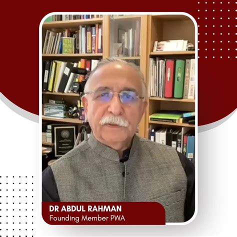 Meet Dr Abdul Rahman One Of The Esteemed Founders Of Pwa And A 1980