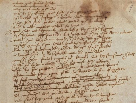 Shakespeares Handwriting Rare Play Script By Shakespeare Himself