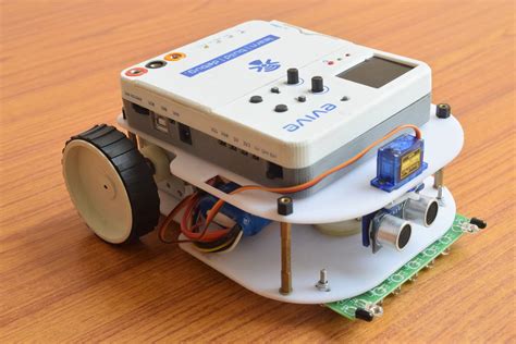 Obstacle Avoiding Robot Using Ultrasonic With Evive Arduino Powered Embedded Platform Trybotics