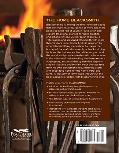 The Home Blacksmith: Tools, Techniques, and 40 Practical Projects for ...
