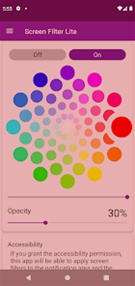 Android 용 Screen Color Filter Lite Apk 다운로드