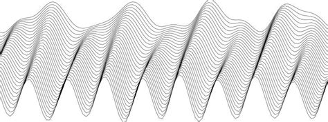 Abstract Wave Design Pattern With Fluid Lines For Modern Graphic And