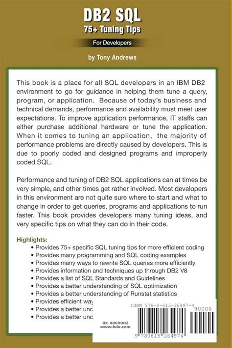 Db2 Sql Tuning Techniques