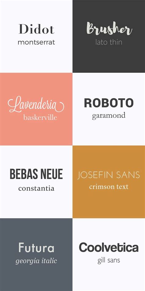 six different types of font and numbers on the same page each in
