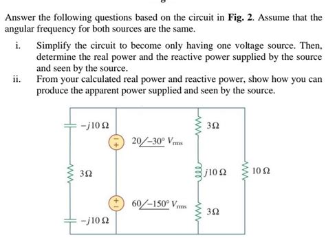 Solved Answer The Following Questions Based On The Circ