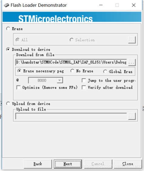 Stm8l自带bootloader使用教程（即使用boot Rom升级）stm8 自动boot Csdn博客