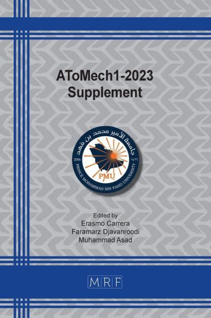 Atomech1 2023 Supplement By Erasmo Carrera Paperback Barnes And Noble®