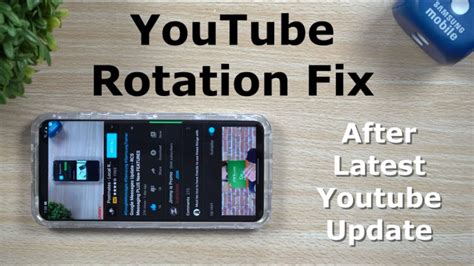 YouTube Video Rotation Fix What To Do If It Wont Auto Rotate With You YouTube