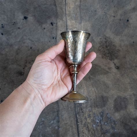 Vintage Altar Chalice Silver Ritual Cup Wicca Witch Goblet Etsy