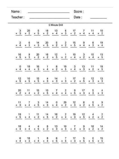 Obfad Grade 3 Addition Pdf