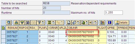 How Do Mb25 Determine Open Reservation Sap Community