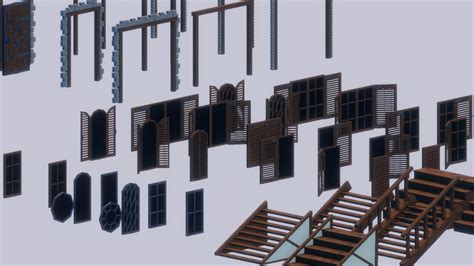 Throwback To My Modular Environment Kit Cgtrader