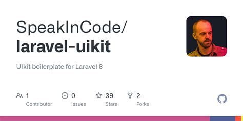 Github Speakincodelaravel Uikit Uikit Boilerplate For Laravel 8