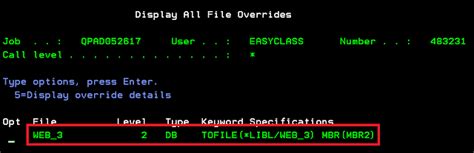 ways to display data of multiple members of multimember physical file