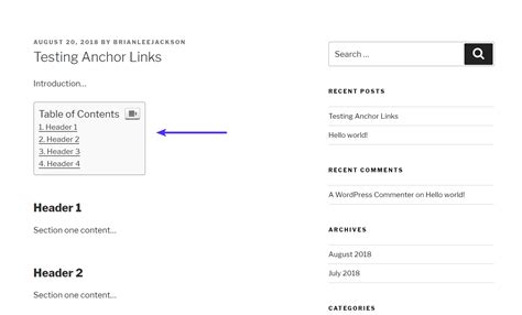 how to create anchor links in wordpress 3 easy methods