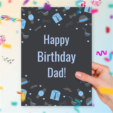 Dad Printable Birthday Card