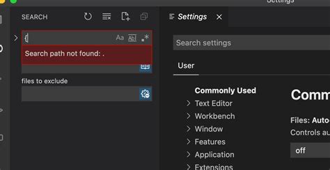 Search In Open Editors Triggers Errors When Done Without Files · Issue