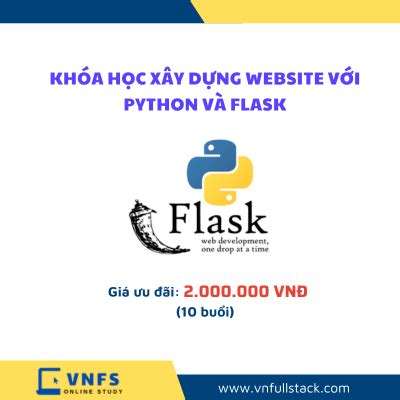 Khóa học lập trình web bằng Python và Flask VNFS Học Lập Trình