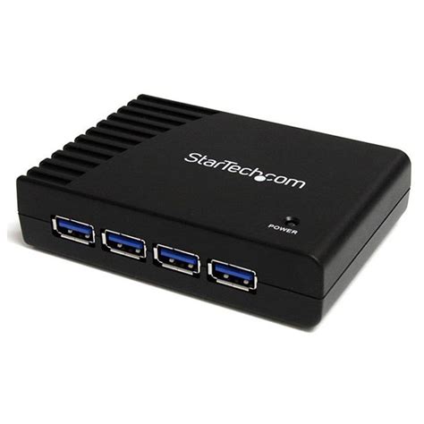 StarTech Com ST USB GB Port Black SuperSpeed USB Hub Rapid Electronics