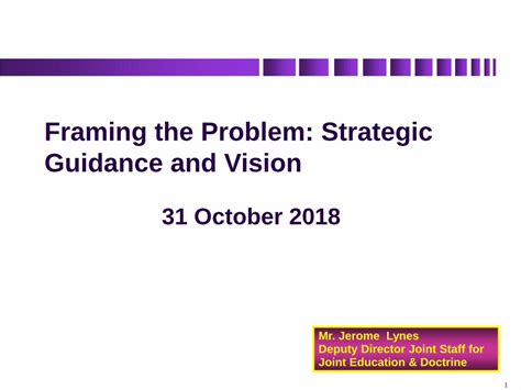 Pdf Framing The Problem Strategic Guidance And Vision Dokumentips