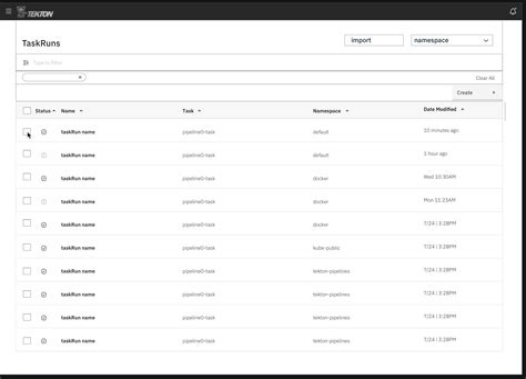 Update Flow For Pipelines And Tasks Issue Tektoncd Dashboard GitHub