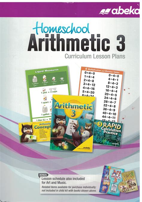 Abeka Math Curriclssn Plan Second Harvest Curriculum