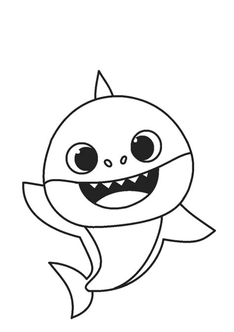 아기상어 상어가족 색칠하기 무료도안 아이와 함께하는 즐거운 색칠놀이