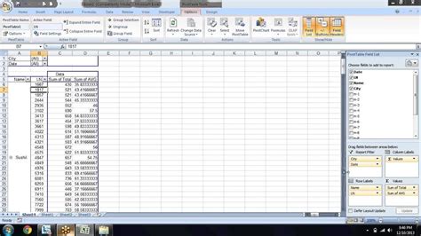 microsoft excel tutorial pivot tables riset