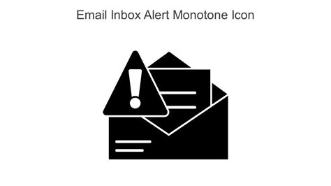 Email Inbox Alert Monotone Icon In Powerpoint Pptx Png And Editable Eps Format PPT Template