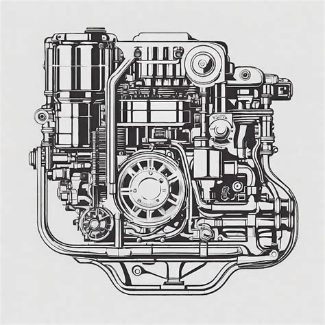 Premium Ai Image The Inner Workings Of An Engine