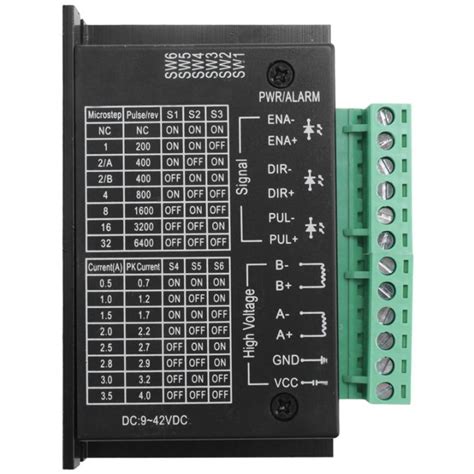 stepper motor driver tb6600 upgrade nema 23 nema17 4a dc9 42v for