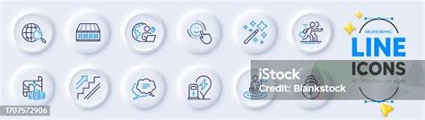 보물지도 웹 검색 및 웹 응용 프로그램에 대한 라인 아이콘을 아래로 스크롤하십시오 픽토그램 아이콘입니다 벡터 지속 가능한 생활 양식에 대한 스톡 벡터 아트 및 기타 이미지