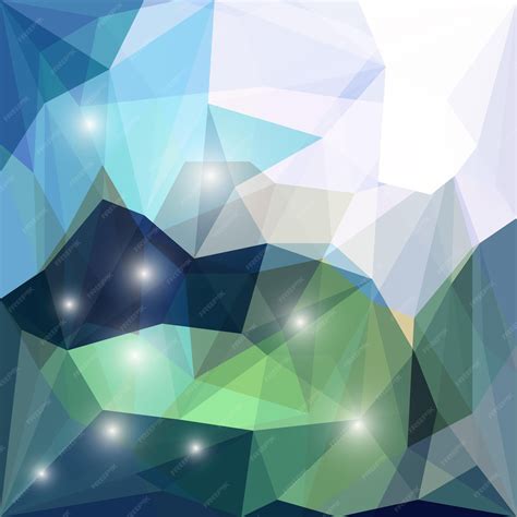 Premium Vector Abstract Bright Colored Polygonal Geometric Triangular Background With Glaring