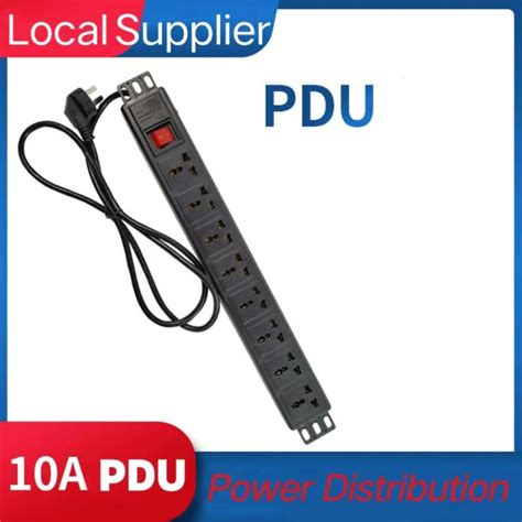 Slots Universal A Rack Mount PDU Power Distribution Unit PDU Power Strip With Overload